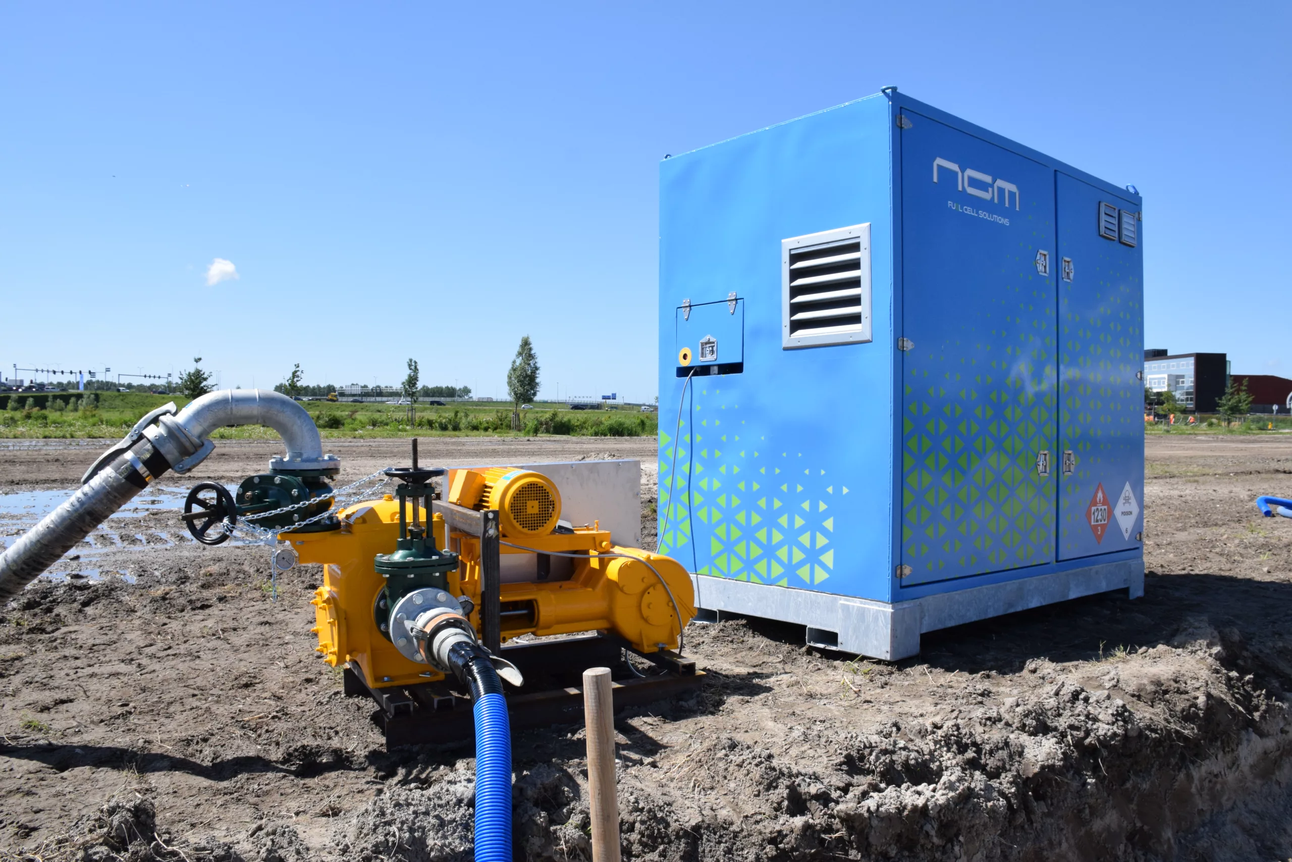 De bouwplaats van morgen draait op methanol | TechValley NH